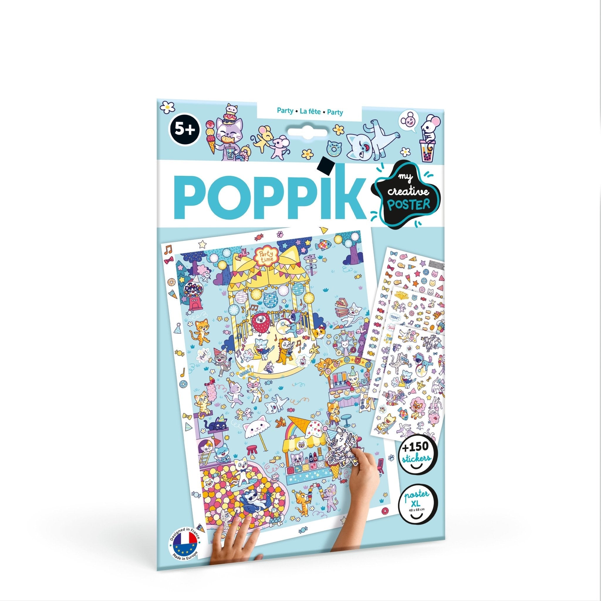 Poppik Creative Poster - PARTY - CREATIVE POSTERS – Kidsmondo